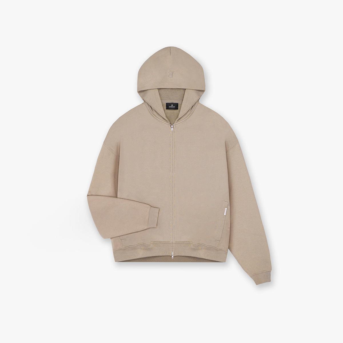 Initial Zip Hoodie | Dune | REPRESENT