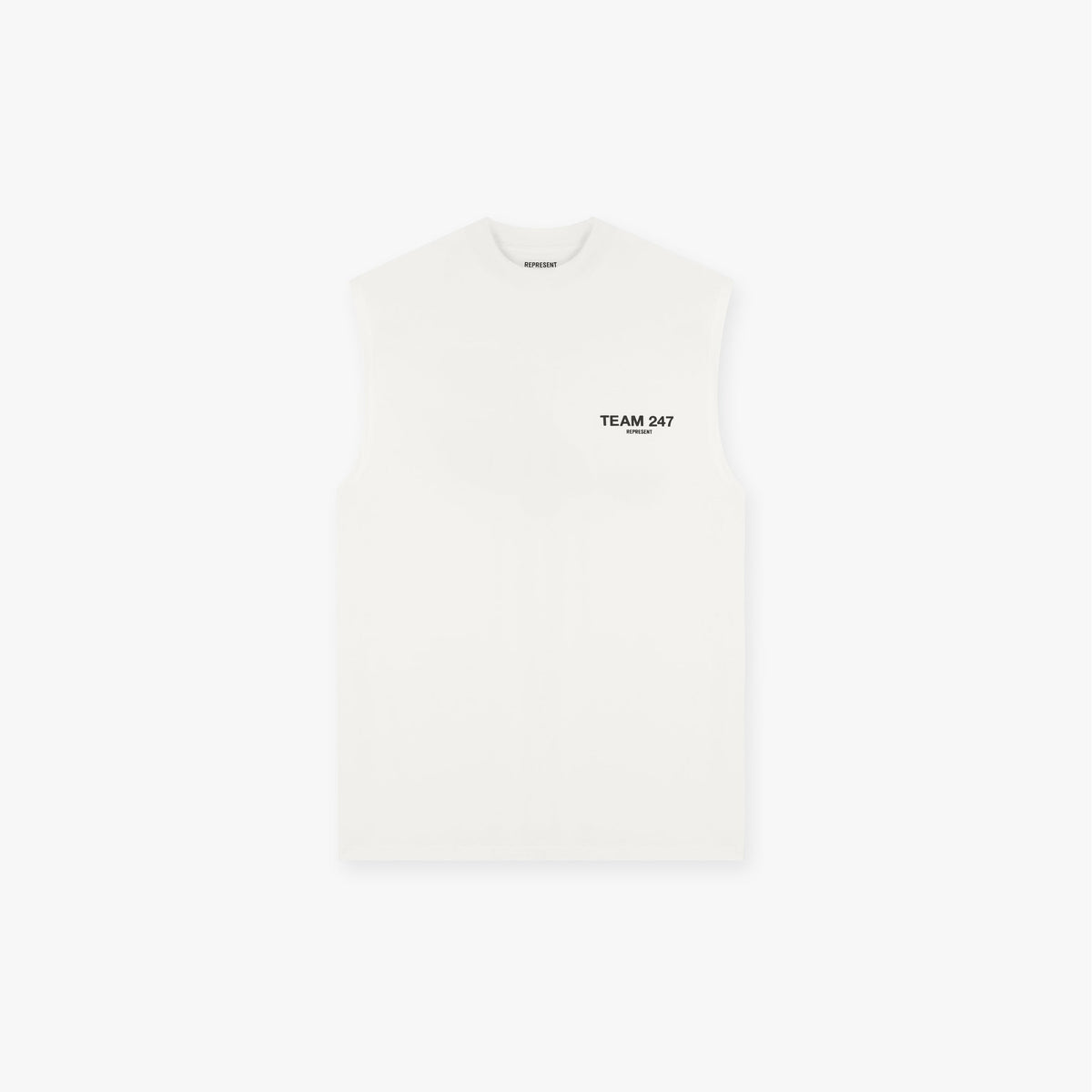 Team 247 Oversized Tank - Flat White | REPRESENT