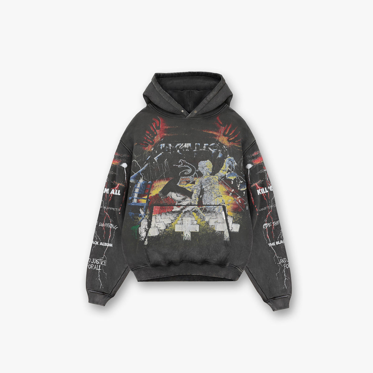 Metallica Master Of Puppets Hoodie | Vintage Grey | REPRESENT CLO