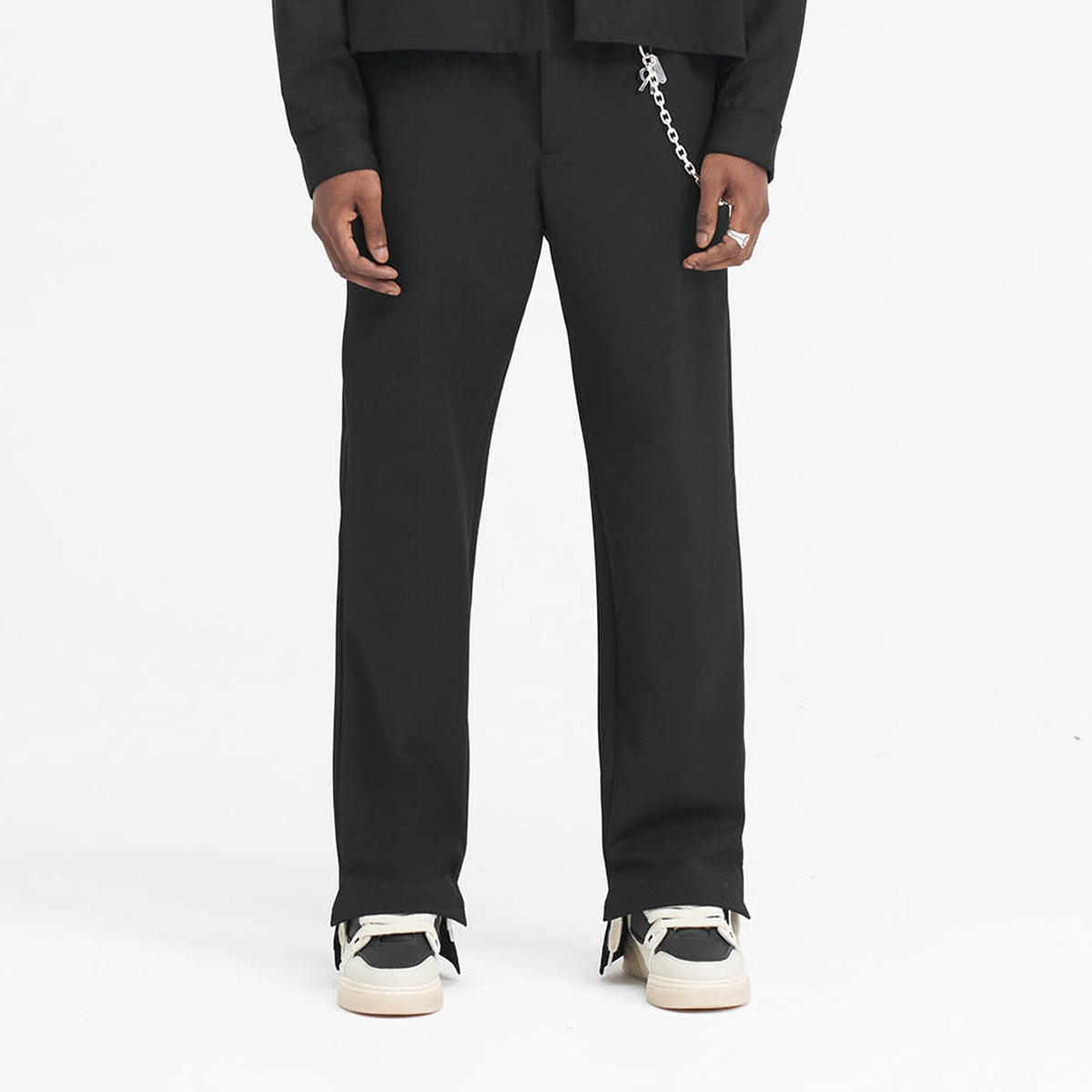 Stepped Hem Pant | Black | REPRESENT