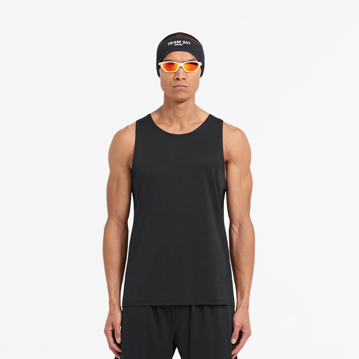 Black Mesh Gym Vest | 247 DNA | REPRESENT