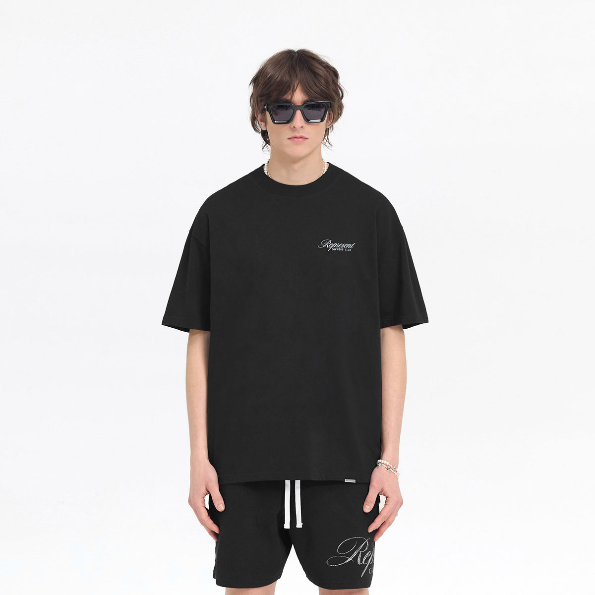 Represent Owners Club Script T-Shirt | Black | REPRESENT