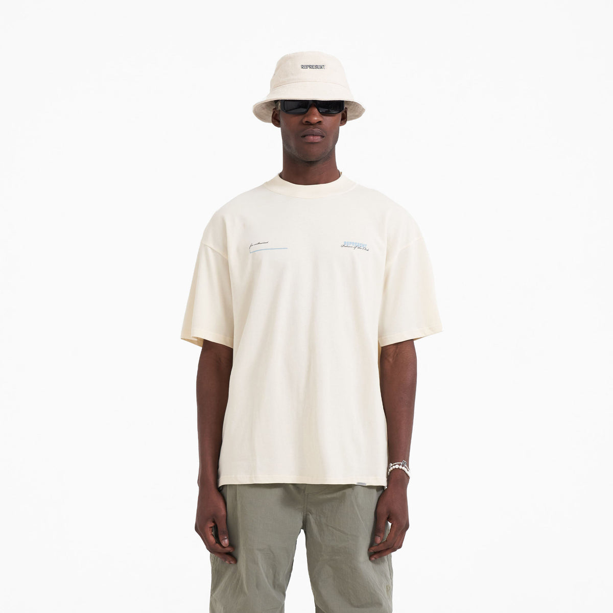 Buttercream Powder Blue T-Shirt | Patrons of the Club | REPRESENT