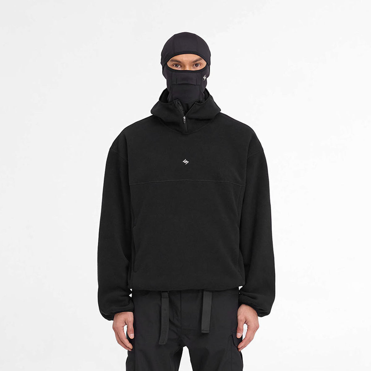 247 Fleece Hoodie | Black | REPRESENT