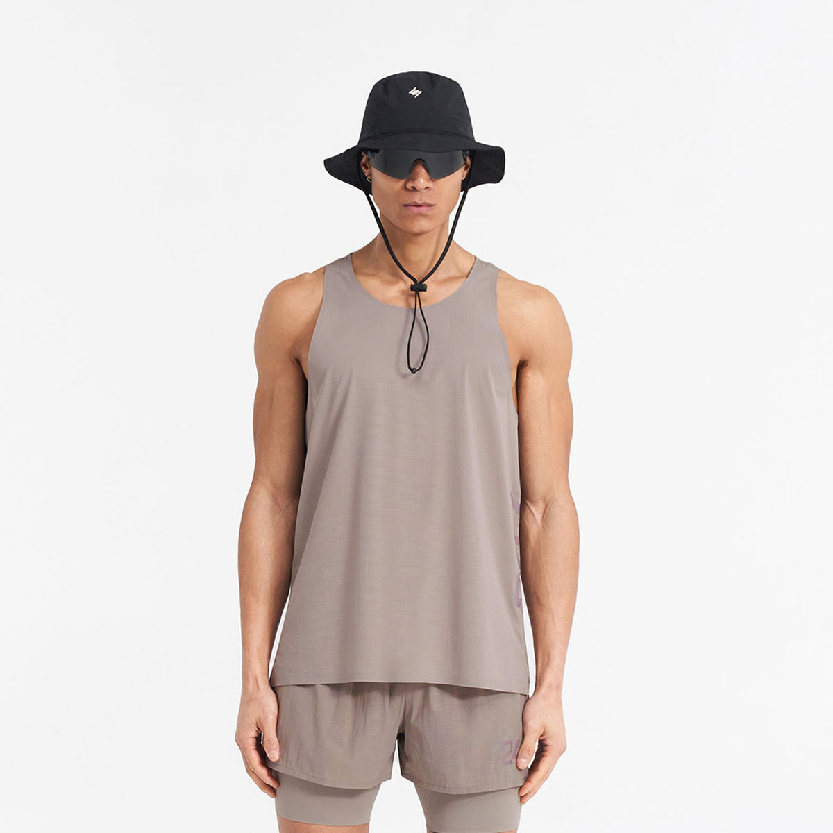 Brown Running Vest | 247 | REPRESENT