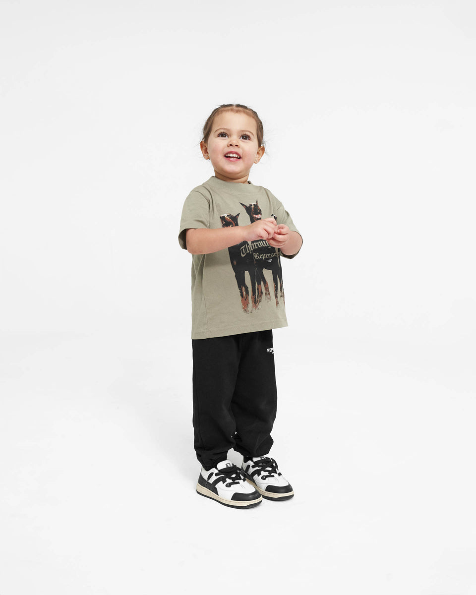 Kids Thoroughbred T-Shirt | Khaki | REPRESENT CLO