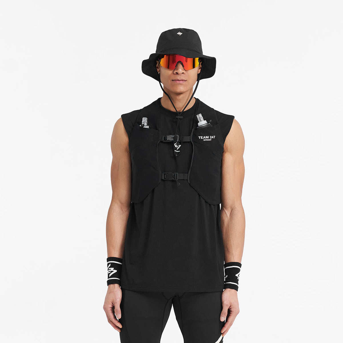 Running Chest Rig | Black | 247 | REPRESENT