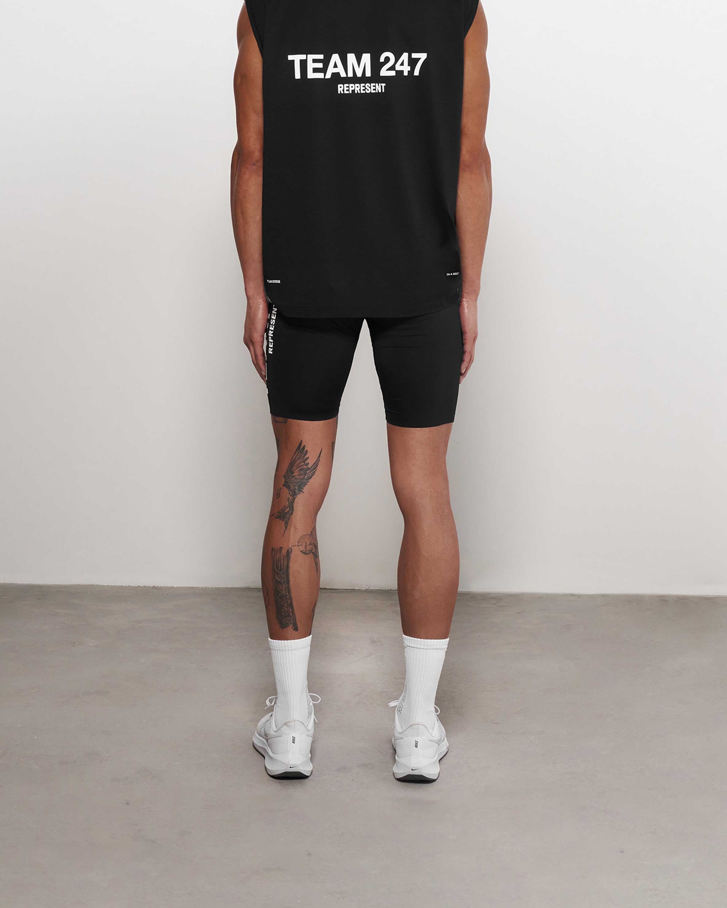 Team 247 Half Tights | Black | REPRESENT CLO