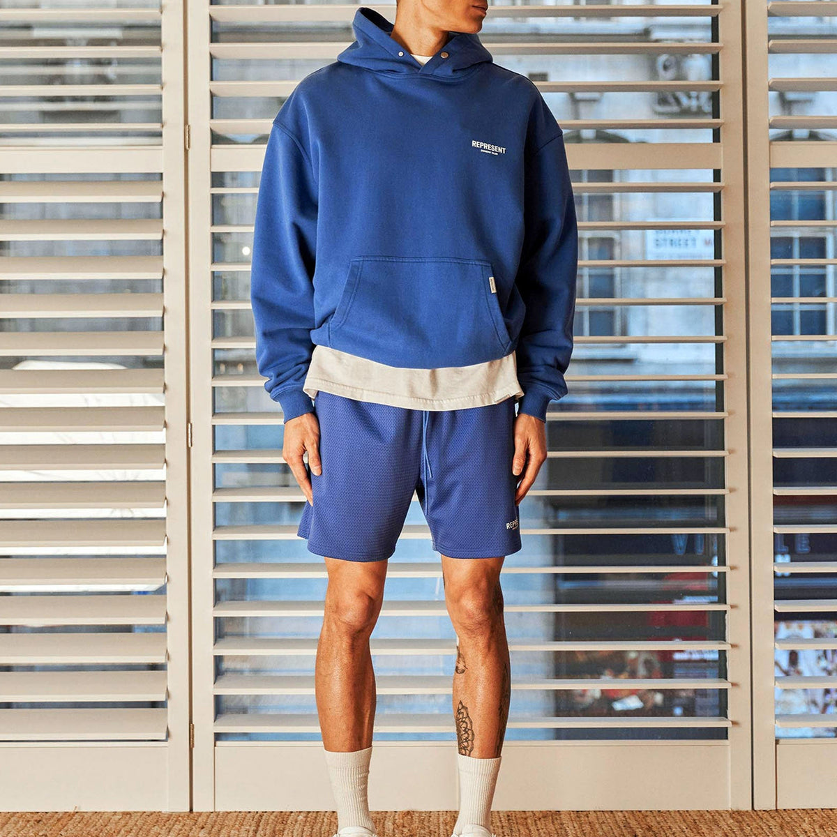 Represent Owners Club Mesh Shorts | Cobalt Shorts | Represent | REPRESENT